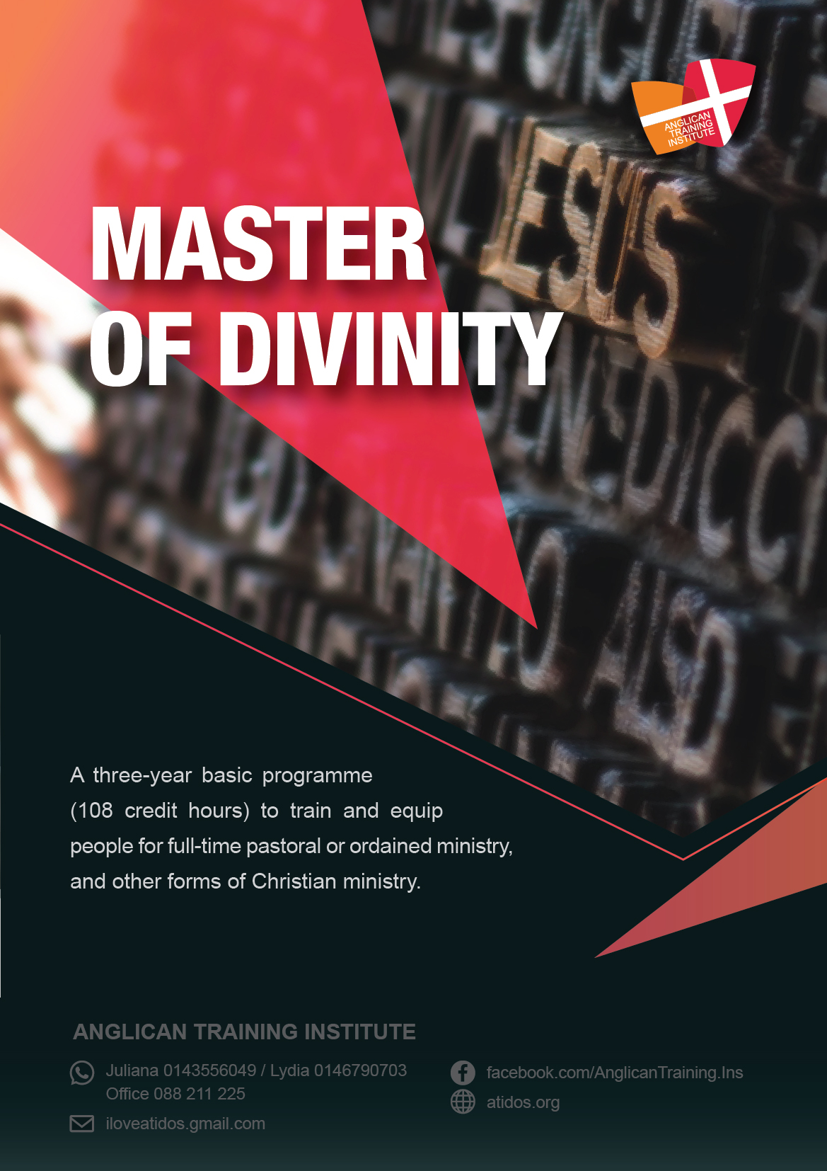 NEW PROGRAMME ( Master of Divinity & Advanced Master of Divinity ...